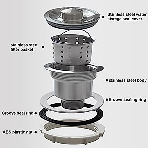 Single Bowl Stainless Steel Standing Sink, Kitchen Sink, Commercial Sink, Small Utility Sink, Portable Hand Washing Sink for Kitchen, Dining Room, Garage Bar, Laundry Room (Color : Type A, Size : 55