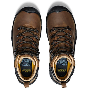 KEEN Women's Pyrenees Mid Height Waterproof Hiking Boots, Syrup, 9