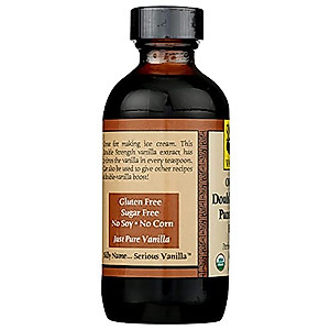 Singing Dog Organic Double Strength Pure Vanilla Extract, 4oz