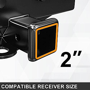 GWTAUTO Adjustable Trailer Hitch, Tri-Ball (1-7/8" x 2" x 2-5/16") Drop Hitch, Fits 2-Inch Receiver, 7 Inch Drop Cushioned Hitch,17000 LBS GTW-Class 3 Tow Hitch for Heavy Duty Truck, Solid Ball Mount