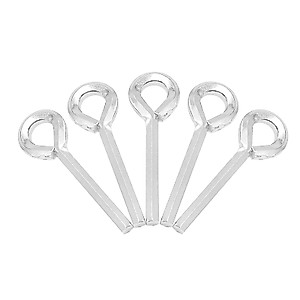Vkinman 5 pcs 7/32 inch Allen Wrench Keychain Standard Hex Dogging Key w/Full Loop