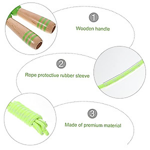 Abaodam 6 pcs cartoon skipping rope jump ropes for kids skipits for kids portable exercise equipment kids jumprope rope adjustable jumping ropes children jumping rope Wood Jump Rope Kids
