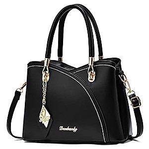 Women Purses and Handbags Stylish Top Handle Bags Crossbody Bags Ladies Satchel Shoulder Bags Tote Bag 2023 Black