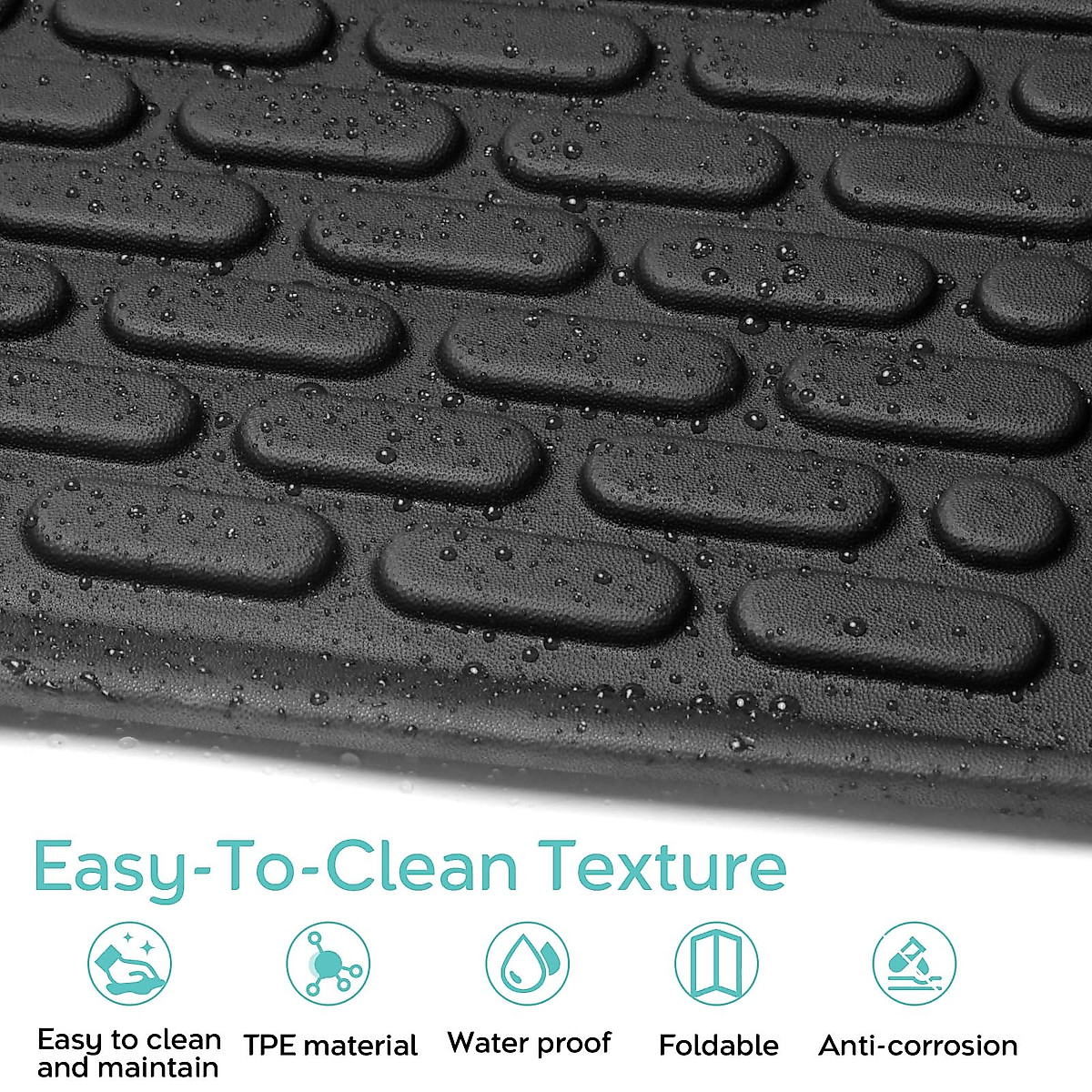 All-Weather Mat Accessory for Wonderfold Wagon W4 - Protects Wagon from Direct Exposure to Sand, Treats and Water - TPE Material - Easy Clean Surface - Water Resistant (W4 Models)