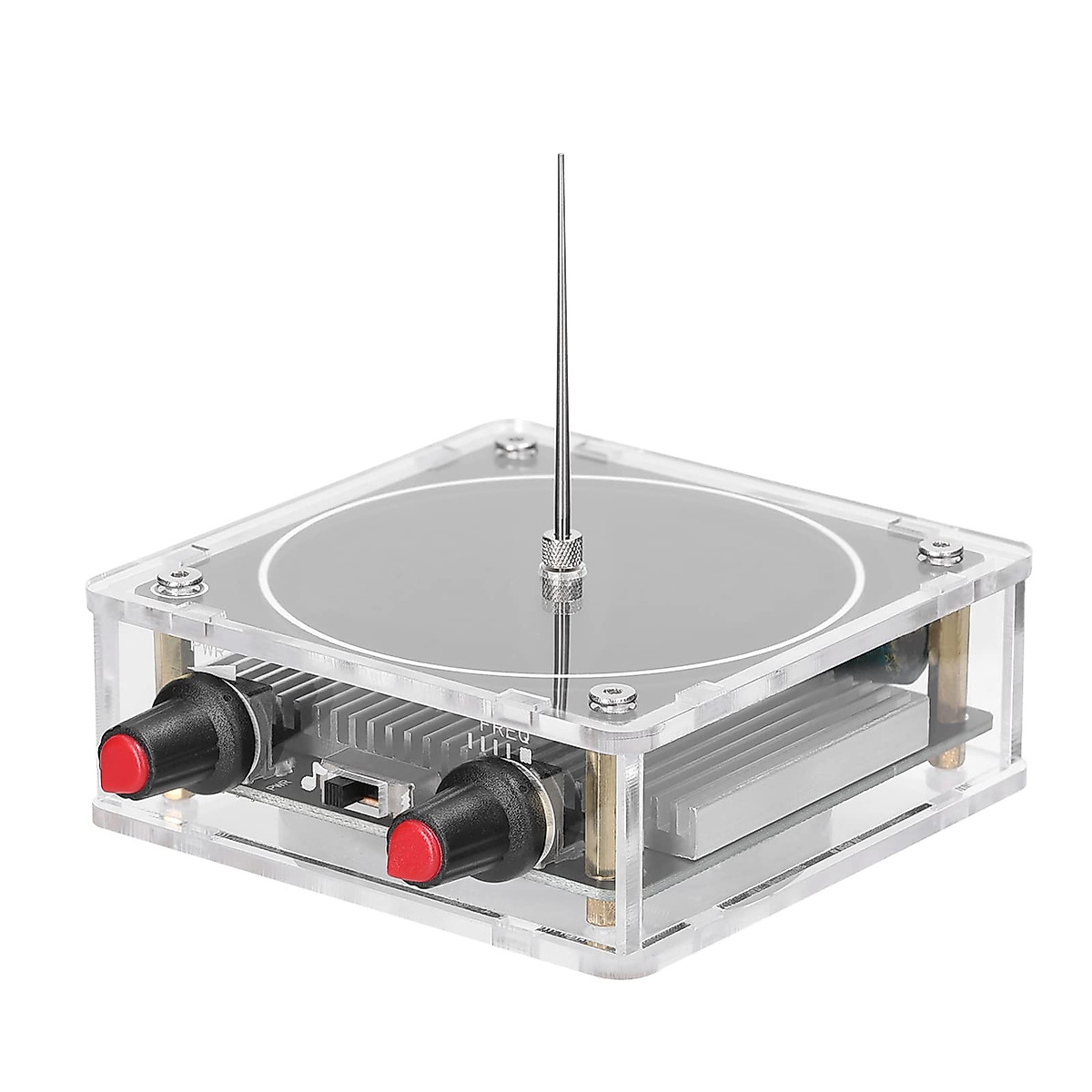 Weytoll Music Tesla Coil, Wireless Transmission Experiment Arc Plasma Coil, BT Speaker Artificial Lightning Generator, Arc Generator for Teaching Aids Gifts, Scientific Experiment Desktop Model Toy