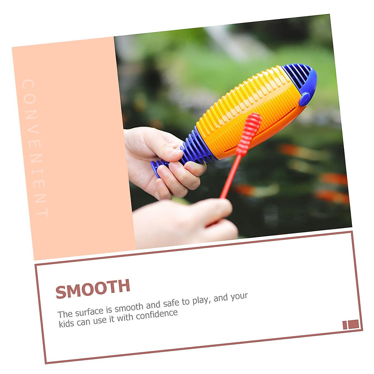 Milisten 5 Sets Fish Frog Percussion Instrument Kids Musical Hand Percussion Wood Maraca Maracas Infant Developmental Percussion Instrument Toy Puzzle Accessories Child Abs