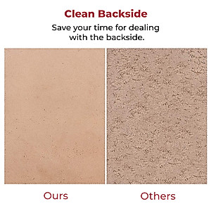 ELW Full Grain Cowhide Leather 4-5 oz [1.6-2mm] Thickness in Pre-Cut Size: 4-6 SQ FT, AB Grade Hide Vegetable Tanned Leather Using for Tooling, Carving, Molding, Dyeing Material for Craft, Hobby