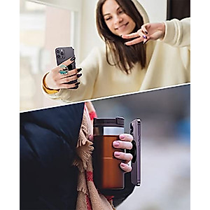 SUPERONE Magnetic Base for P-Socket for MagSafe,【Smoother & Stronger】, Enjoy The DIY for Socket【Base Only】 Super Slim, Remove and Reposition, Fit for iPhone 15 14 13 12 Pro/Max/Plus/Mini