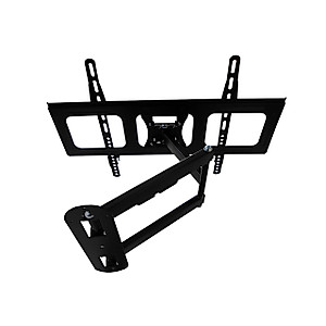 XtremPro Swivel Full Motion Articulating Tilting Low-Profile TV Wall Mount Corner Bracket for 32-70 inch Screen LCD LED Plasma 4K 3D Flat Panel Screen TV VESA up to 600 x 400mm Load Capacity 77lbs