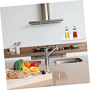 Cabilock 3pcs Shelf Wall Mounted Acrylic Rack Storage -Mounted Mounted Hanging Rack