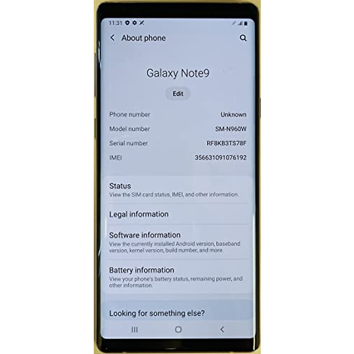 Samsung Galaxy Note 9 N960U 128GB T-Mobile GSM Unlocked - Ocean Blue (Renewed)