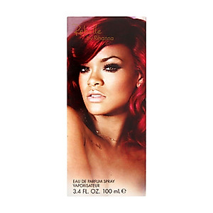 Rihanna Rebelle Eau De Parfum Spray for Women, Red 3.4 Ounce