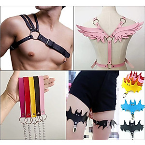 Wento 2.0mm Thick Faux Leather Fabric 54''x12'' Vinyl Leather Fabric Elephant Skin Vinyl Leather Fabric for Purses Making Leather Straps