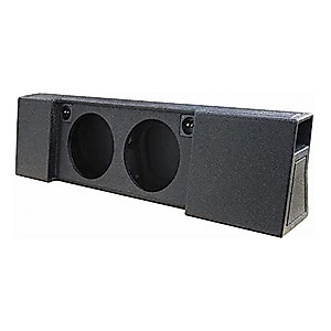 2009-17 Ford F150 Super Crew+2017 F250/350 Super Duty Dual 12" Subwoofer Sub Box