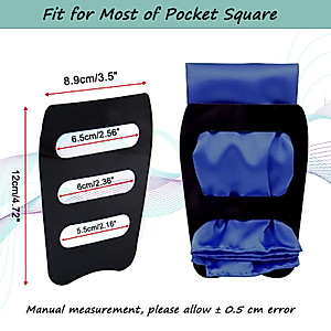 Pocket Squares Holder, Accessories for Men Square Scarf, Suits, Tuxedos,Vests and Dinner Jackets (3 pack)