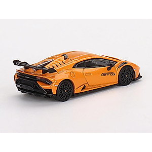 Lambo Huracan STO Arancio Borealis Orange Metallic Limited Edition to 4800 Pieces Worldwide 1/64 Diecast Model Car by True Scale Miniatures MGT00511