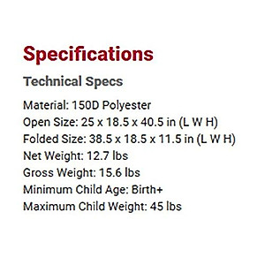 Joovy Balloon Stroller, Red