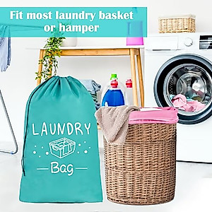 Sylfairy 2 Pack Extra Large Travel Laundry Bag, Dirty Clothes Organizer with Drawstring,Heavy Duty Travel Laundry Bags,Easy Fit a Laundry Hamper or Basket Travel Essentials
