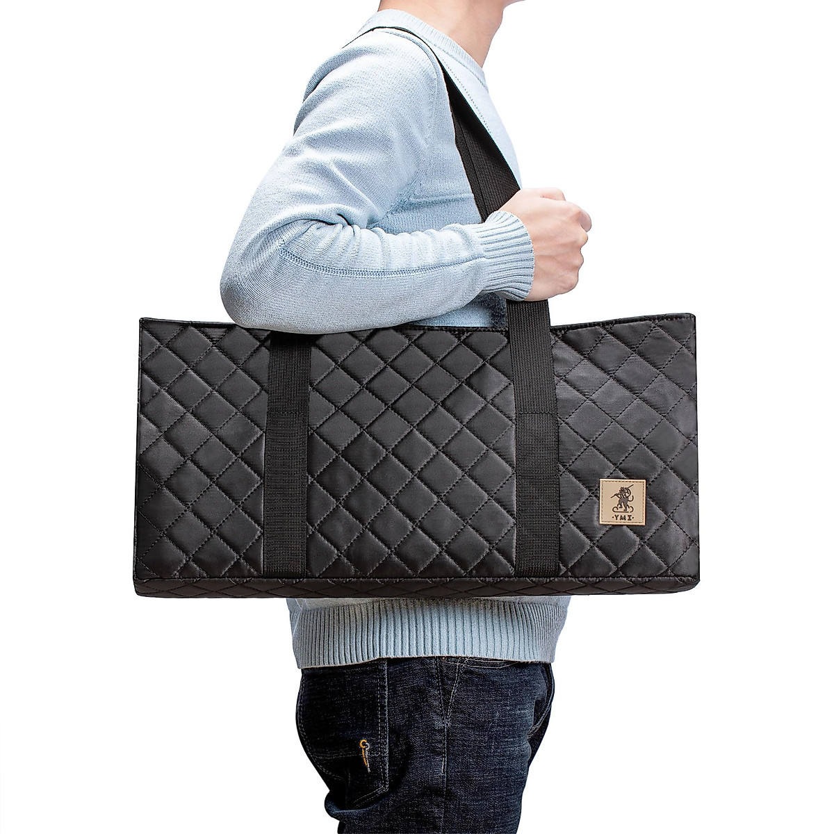 Yellow Mountain Imports Soft Case Set for American Mahjong, "Deco" (Case Only)