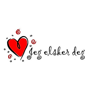 CafePress I Love You [Norwegian] Mug Ceramic Coffee Mug, Tea Cup 11 oz