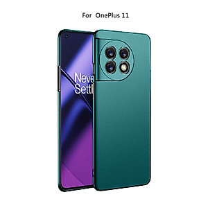 Bastmei for Oneplus 11 Case 5G(2023),Extremely Light Ultra-Light Super Slim Camera Protection Hard PC Cover Case for Oneplus 11 5G(Gravel Green)