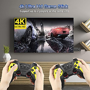 30000+ Games, Retro Game Console, Handheld Console, Plug and Play Video Game Stick, Retro Play Retro Game Stick 9 emulators, 4K HDMI Output, Premium Dual Competitive Level Dual Controllers