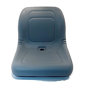 A&I Products New Grey HIGH Back SEAT for Hustler ZTR Zero Turn Lawn Mower Garden Tractor by The ROP Shop