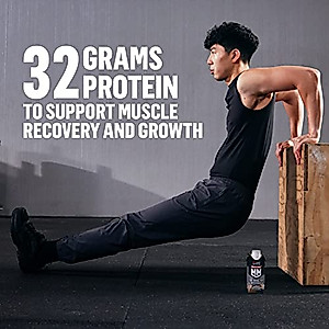 Muscle Milk Pro Advanced Nutrition Protein Shake, Slammin' Strawberry, 11 Fl Oz Carton, 12 Pack, 32g Protein, 1g Sugar, 16 Vitamins & Minerals, 5g Fiber, Workout Recovery, Bottle, Packaging May Vary