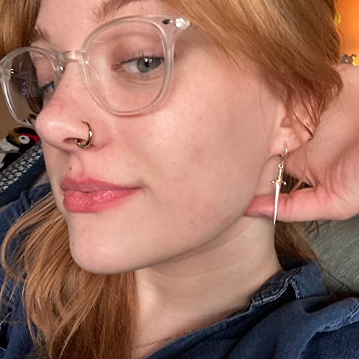 925 Sterling Silver Leverback Earring Hooks White Gold Plated Hypoallergenic Leverback Earring Hooks for Dorp Dangle Earrings Making 11mm/0.43 Inch