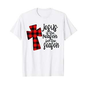 Christian Jesus The Reason Christmas Stocking Stuffer Gifts T-Shirt