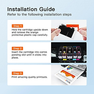 E-Z Ink (TM Compatible Ink Cartridge Replacement for Canon PGI220 PGI-220 CLI221 CLI-221 to use with MX870 MX860 MP620 MP560 MP980 (4 Large Black, 4 Cyan, 4 Magenta, 4 Yellow, 4 Small Black) 20 Pack