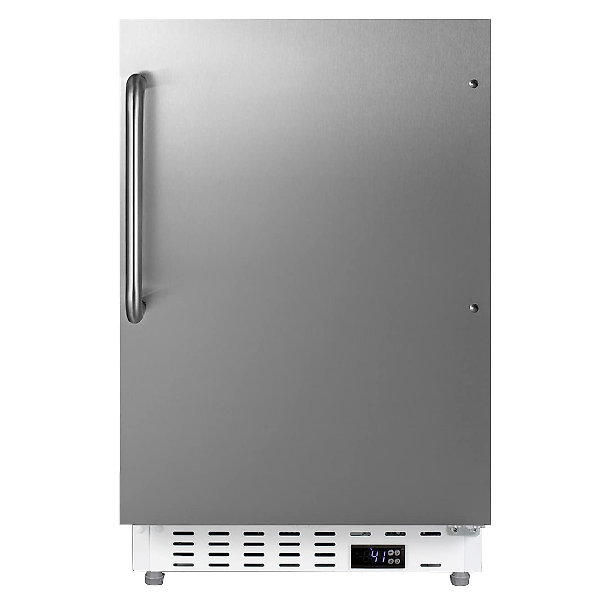 Summit Appliance ALR46WCSS 20" Wide Built-In All-Refrigerator, ADA Compliant, Adjustable Thermostat, 3.53 cu.ft Capacity, Automatic Defrost, Temperature & Open Door Alarms, Interior Light