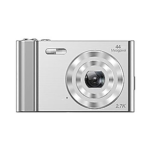 SamFansar Digital Camera -Compatible Display Portable Camera Photography Tools Plastic Silver