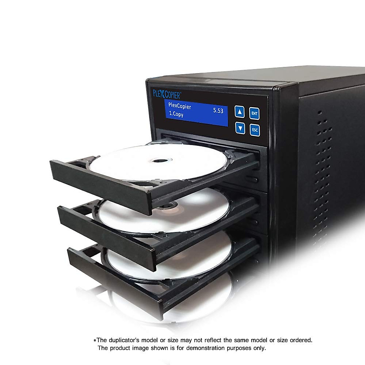 PlexCopier 1 to 3 Blu-ray BD BDXL M-Disc CD DVD Duplicator Copier Tower with Free Copy Protection