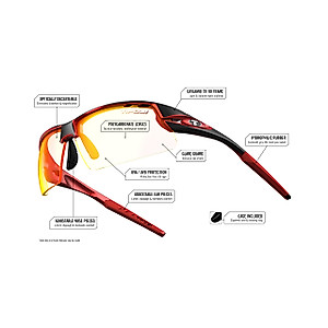 Tifosi Crit Polarized Fototec, Matte Gunmetal with Smoke Polarized Fototec lenses