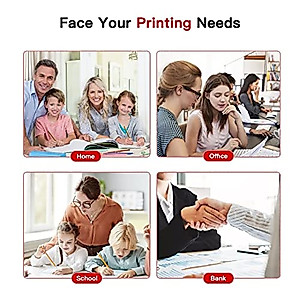 280XXL 281XXL Ink Replacement for Canon 280 281 Ink Cartridges Work for TR8520 Ink Cartridges TR8620 TR8620A TR7520 TS8220 TS6120 Printer, 5 Pack