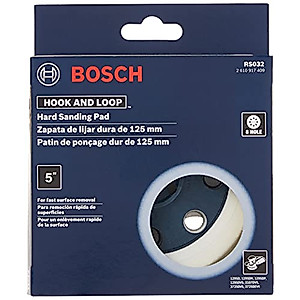 BOSCH RS032 8-hole Hook & Loop Hard Backing Pad