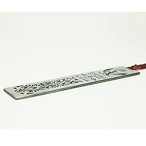 The Spirit Metal Bookmark, Confirmation Gifts for Boys, Girls, and Adults, Religious Bookmarks for The Avid Reader, 0.75 x 0.2 x 3.5-Inches, Hand Polished Metal, by Abbey & CA Gift
