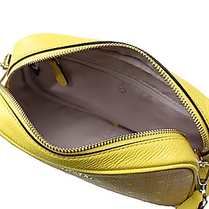 kate spade new york Astrid Dot Medium Camera Crossbody Bag - Yellow Multi