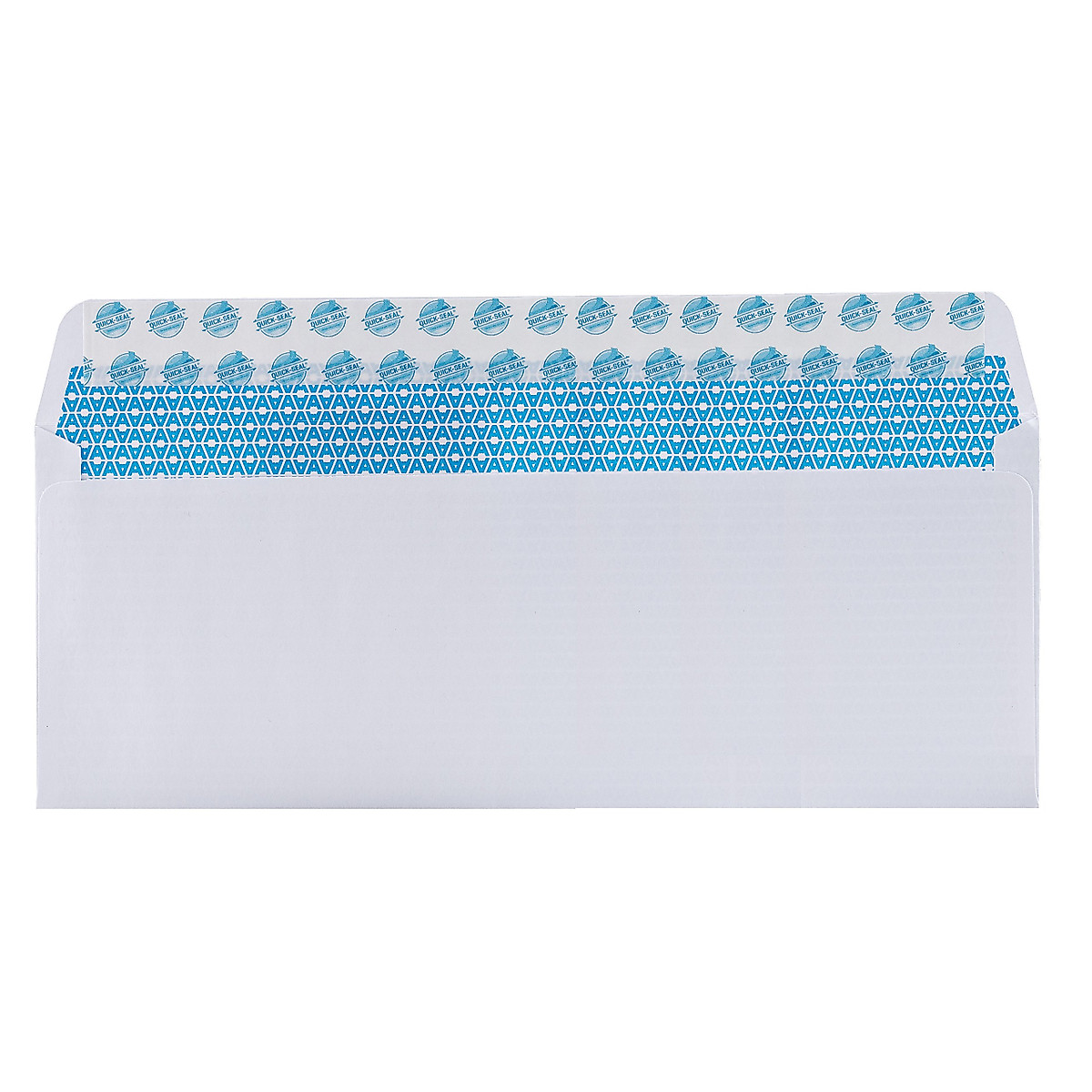 #10 Security Tinted Self-Seal Envelopes - No Window - EnveGuard, Size 4-1/8 X 9-1/2 Inches - White - 24 LB - 100 Count (34100)