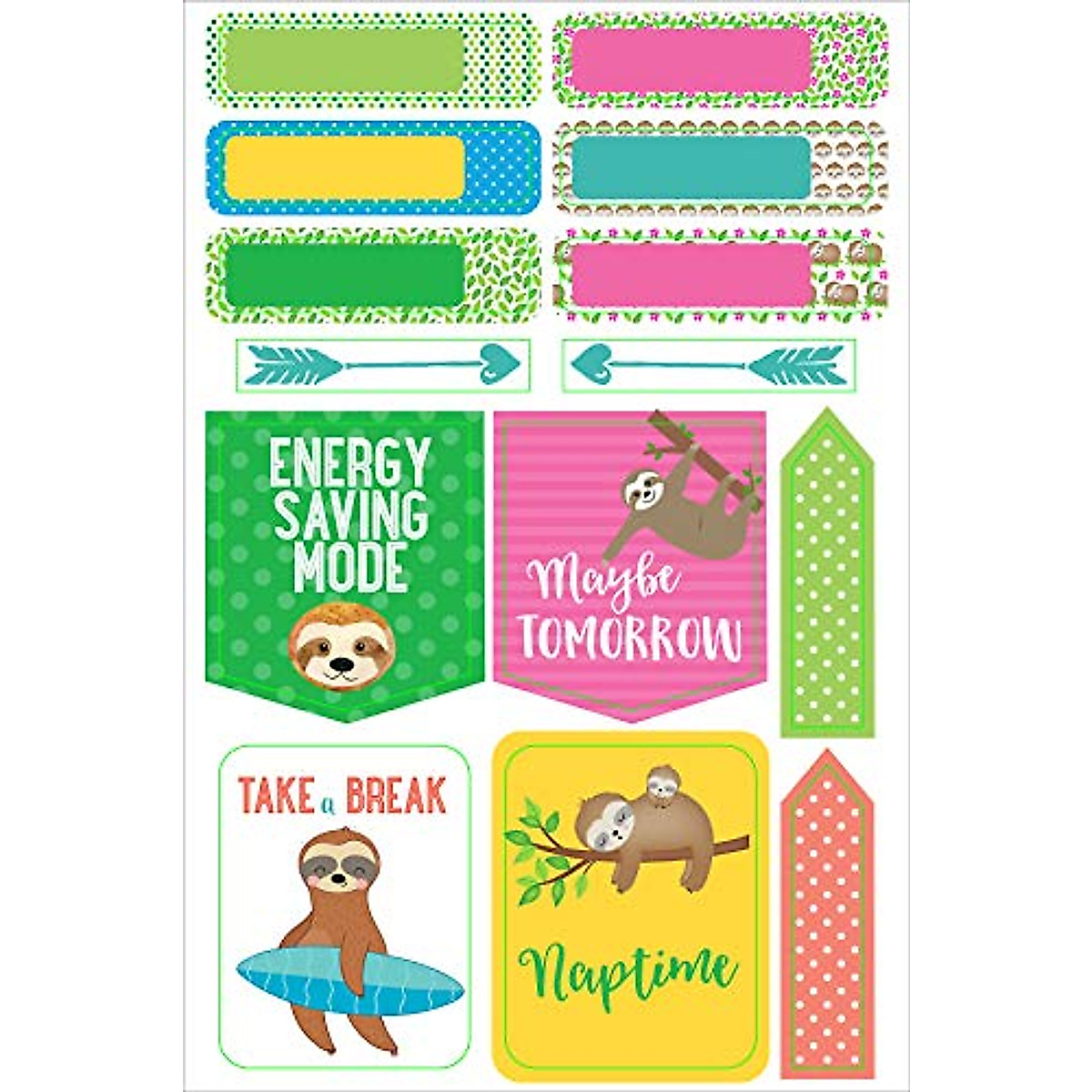 Essentials Sloth Planner Stickers (over 160 stickers!) (Essentials Planner Stickers)
