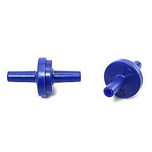 ZRM&E 5pcs One Way Non-Return Check Valve Aquarium Co2 System Air Pump Fish Aquarium Tube Hose Part Supplies Blue