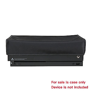 Hermitshell Dust Proof Cover with Soft Velvet Lining for Xbox One X 1TB Console (Black)