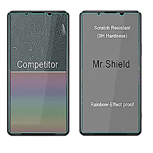 Mr.Shield [3-Pack] Designed For Sony Xperia 1 III [Tempered Glass] [Japan Glass with 9H Hardness] Screen Protector with Lifetime Replacement