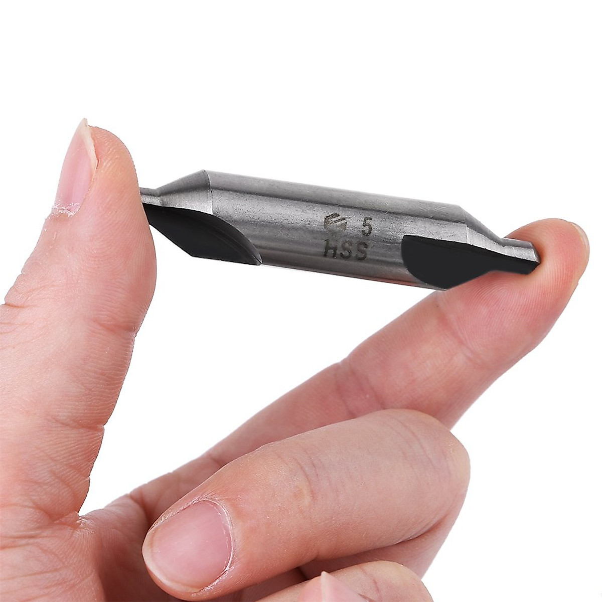 6pcs 1/1.5/2/2.5/3/5mm 60 Degree Triton Stainless HSS Center Drill Bit Set Lathe Mill Combined Centre Drill Countersink for Metal