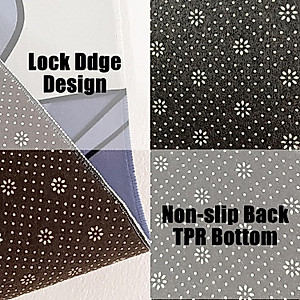 iPrint Personalized Gaming Chair Mat with Photo Text Logo, Custom Office Chair Mats Design Your Own Desk Chair Mats, 36x48 Inch, Black