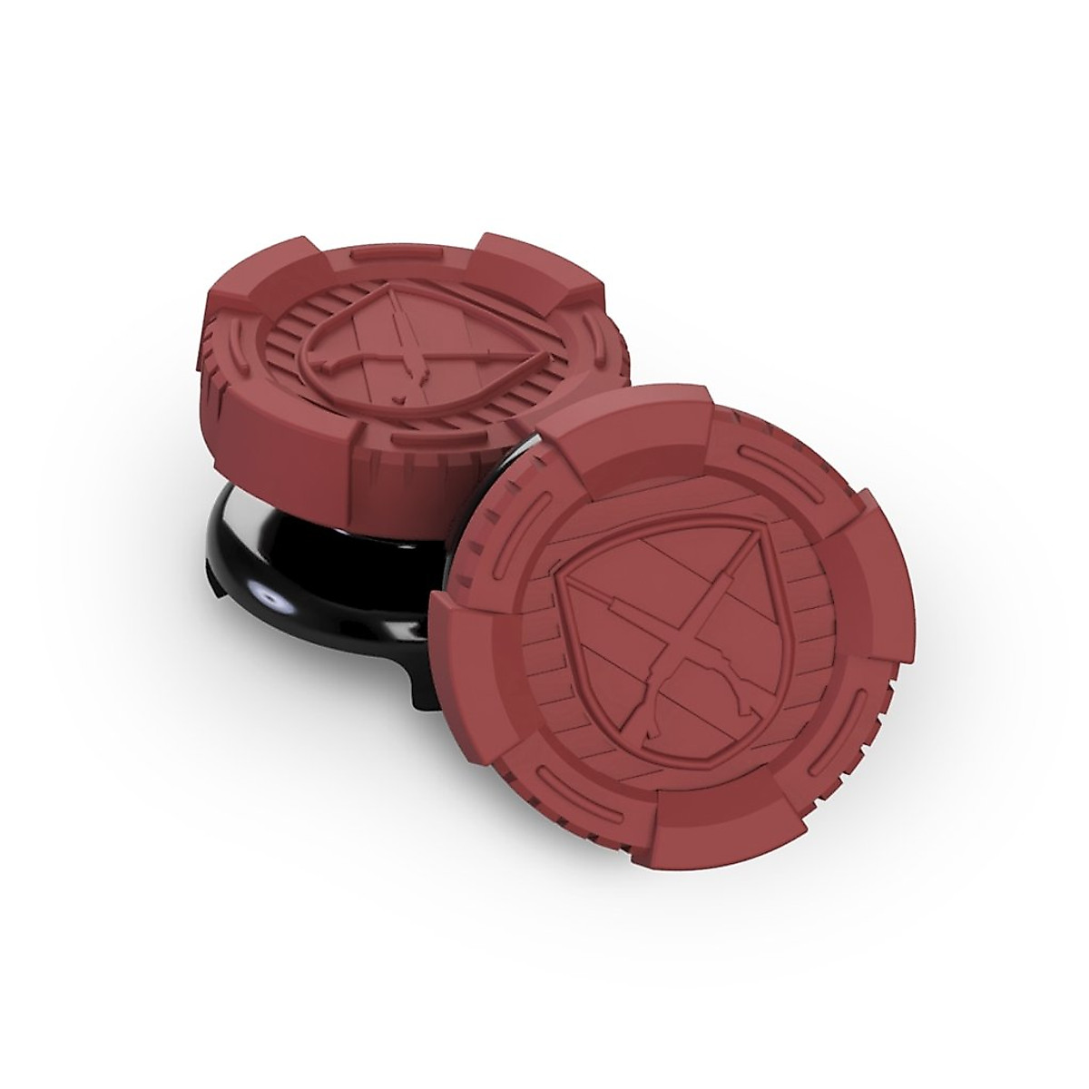 KontrolFreek FPS Freek Call of Duty: WWII for PlayStation 4 Controller (PS4) | Performance Thumbsticks | 2 High-Rise Concave | Red