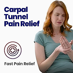 Wrist Wraps for Wrist Tendonitis - Wrist Support for Carpal Tunnel Pain Relief. Ganglion Cyst Wrist Brace or Carpal Tunnel Wrist Splint - 2 Wrist Wraps for Weightlifting Women Men Left & Right Hands