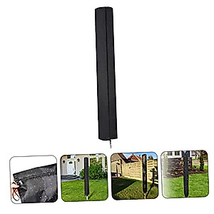 HANABASS 3pcs Washing Clothes Cover Rotary Patio Oxford Lines for Resistant D Weather Shield Closure Material Umbrella Garden Proof Rain Draw Zipper Line Shaped Canopy Rack and