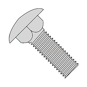 1/2-13 X 4 1/2" Carriage Bolts/Fully Threaded/Steel/Hot Dipped Galvanized (Quantity: 130)